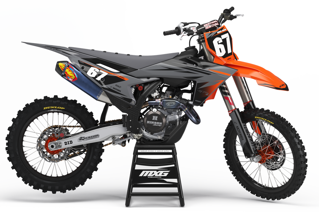 Factory 24 Grey Graphic Kit for KTM – MX Graphics