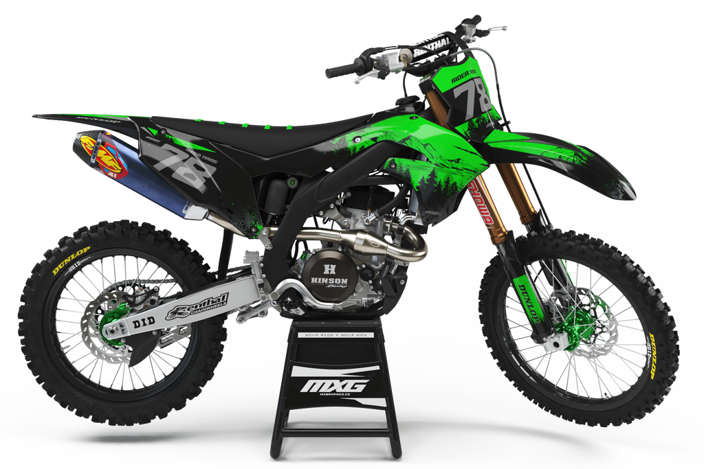 Kawasaki Wilderness Graphic Kit – MX Graphics