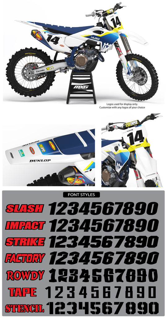 Husqvarna Factory 25 Graphic Kit – MX Graphics