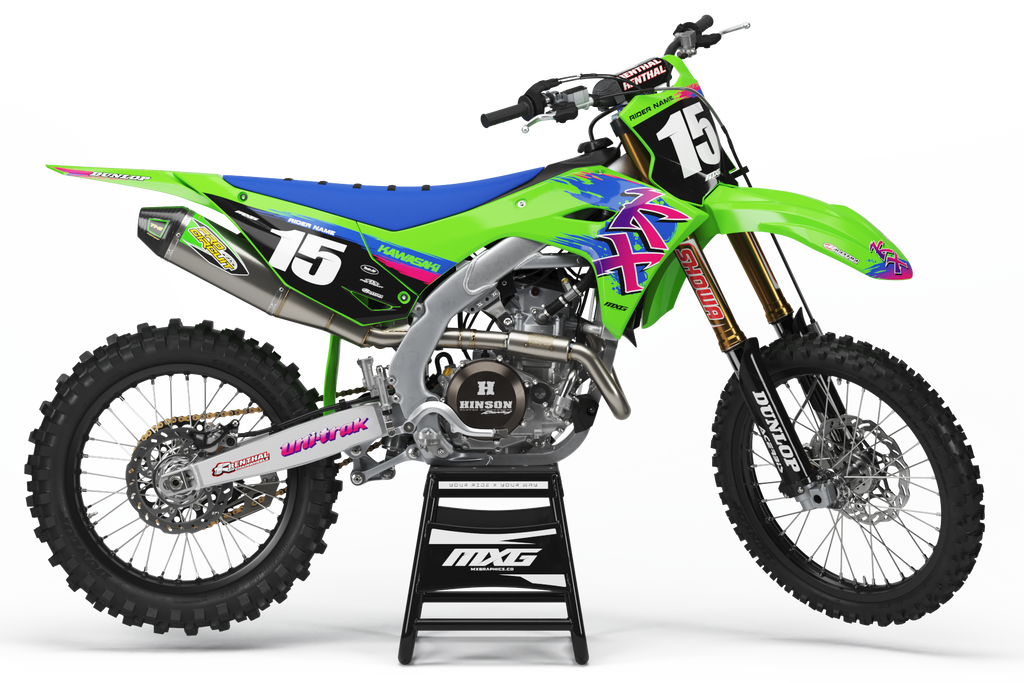 Kawasaki Retro 91 Graphic Kit – MX Graphics