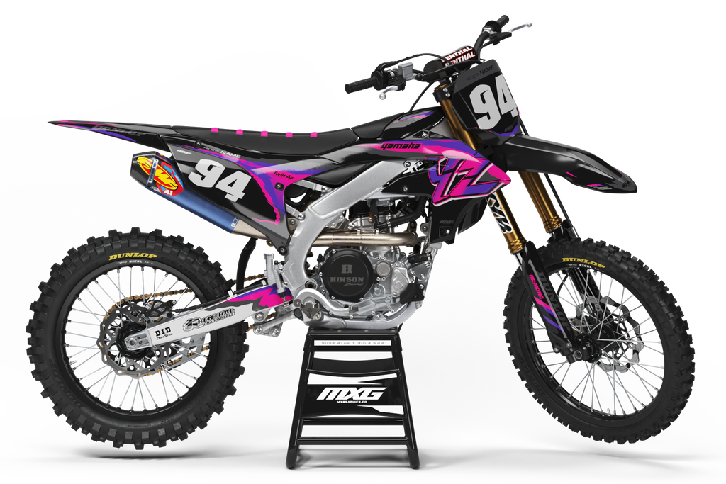 Yamaha Retro 93 V2 Black Graphic Kit – MX Graphics
