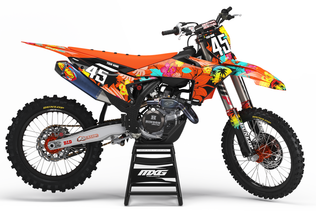 Tropical Orange Graphic Kit for KTM – MX Graphics