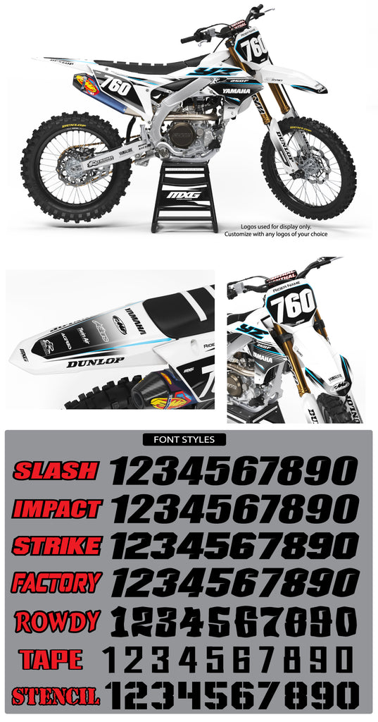 Yamaha Works White Graphic Kit – MX Graphics