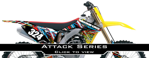 Suzuki Attack Graphic Kit – MX Graphics