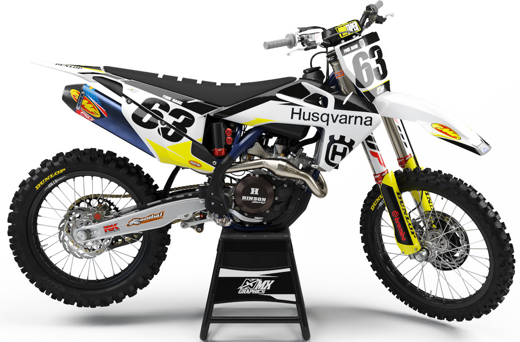 Husqvarna Factory Graphic Kit – MX Graphics