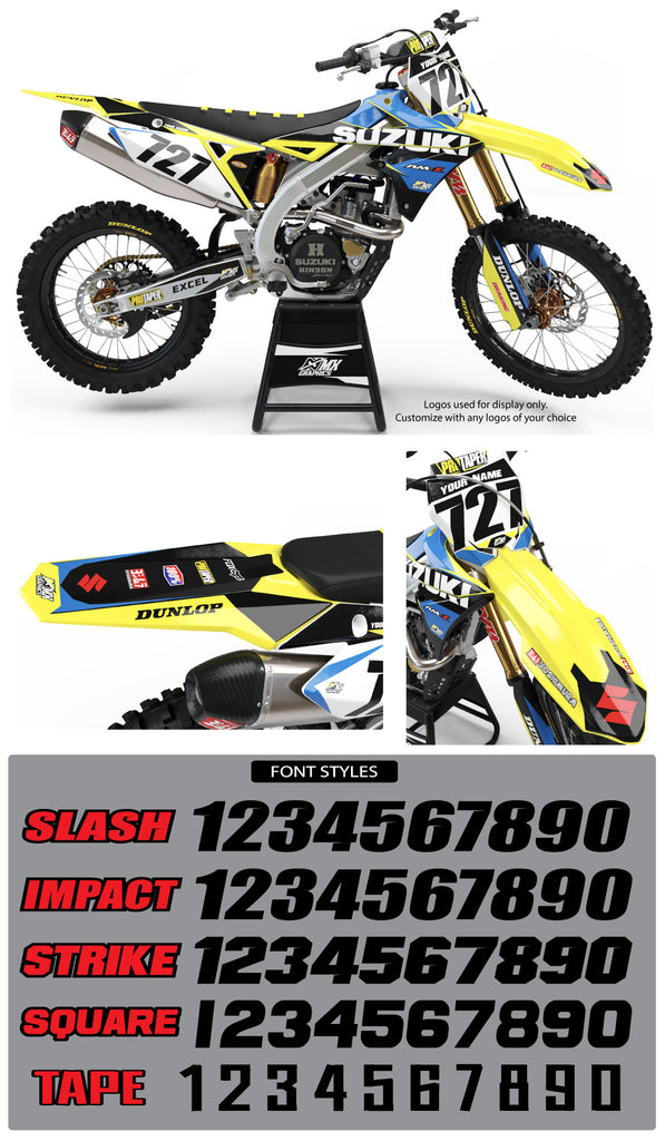 Suzuki Pro Series Graphic Kit – MX Graphics
